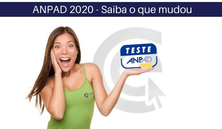ANPAD 2020: saiba o que mudou no teste - CEO